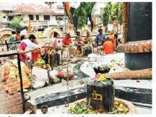 1.25 lakh billipatra was consecrated in Kameshwar Mahadev temple ...