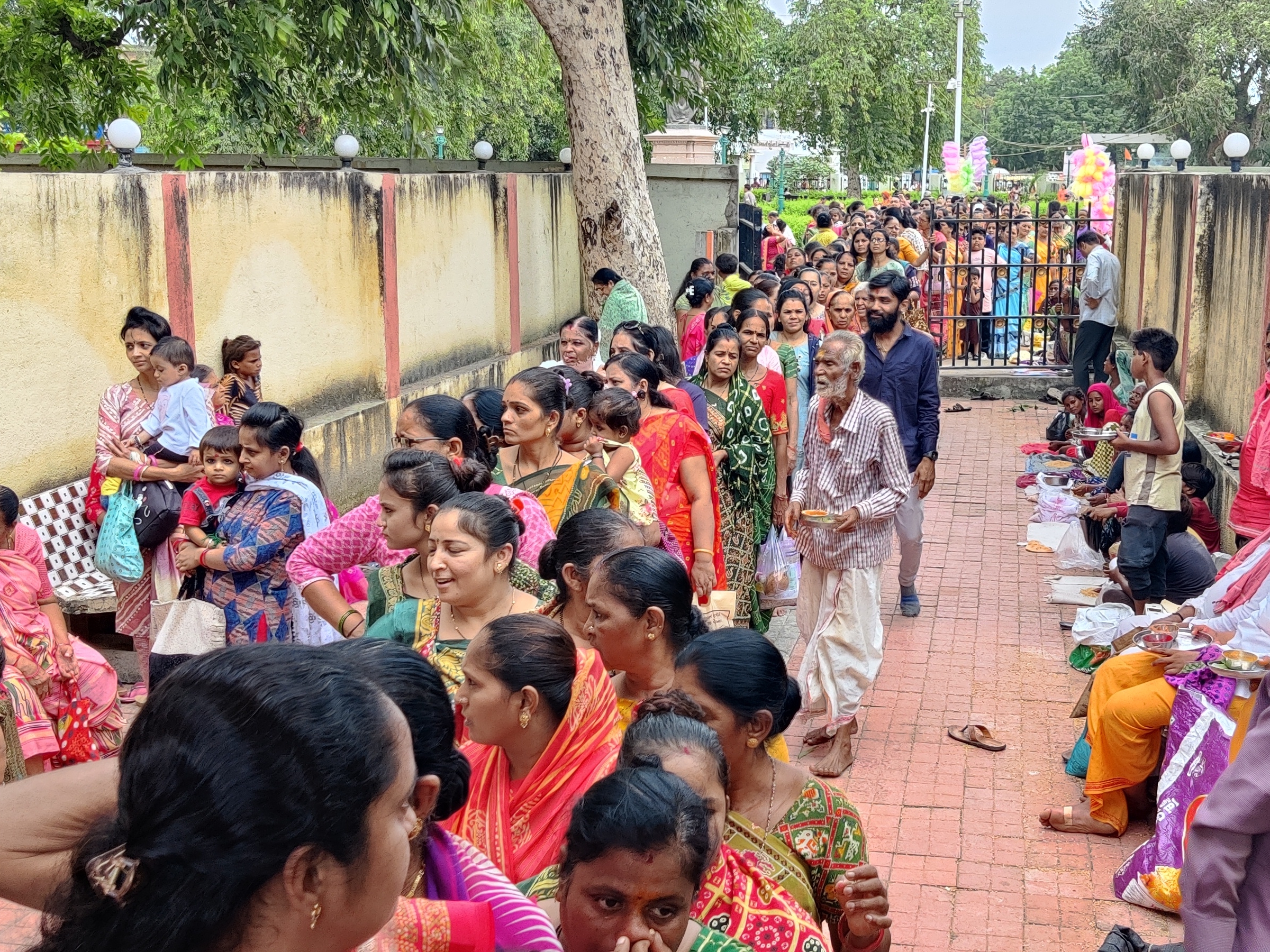 Devotional spirit of women at the temple of Puranic Shitala Mata on the ...
