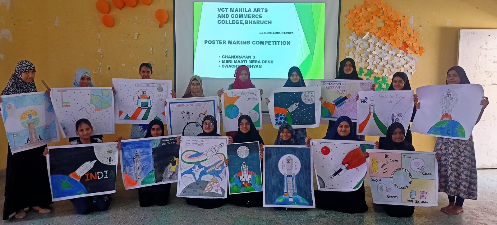 Organized Mehndi and Poster Making Competition in VCT Mahila College ...