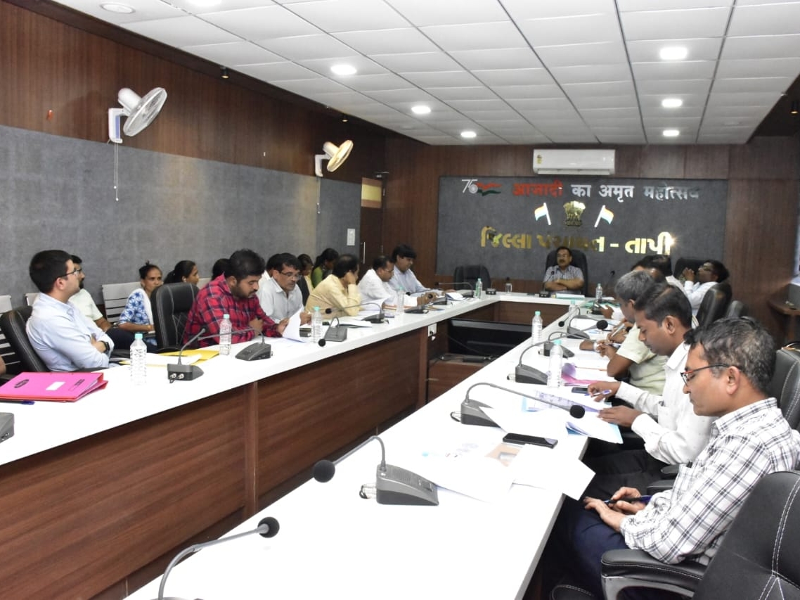 A review meeting on natural agriculture was held under the chairmanship ...