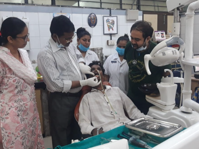 In Surat Civil, the tumor spread from palate to nose and eye to brain ...