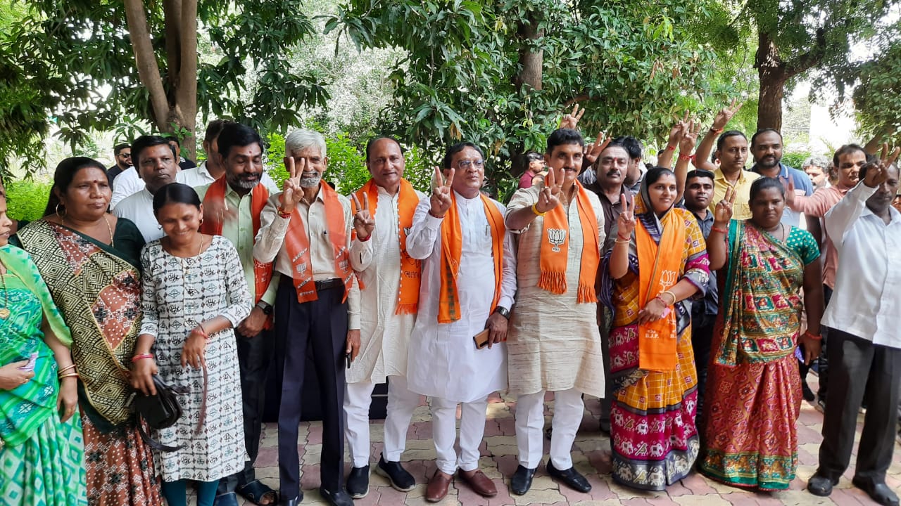 BJP announced names of office bearers in 8 panchayats including Vadodara district panchayat ...