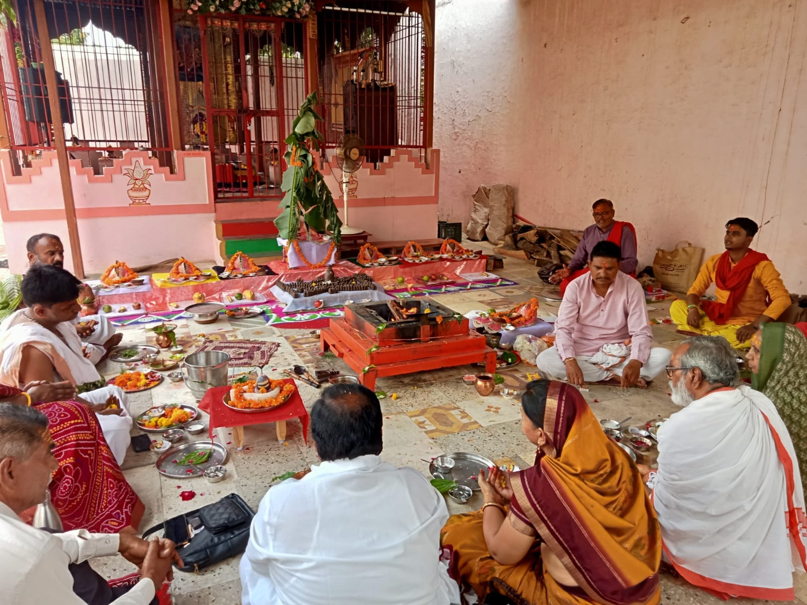 Parteshwar Puja and Havan was performed on the last day of Shravan ...