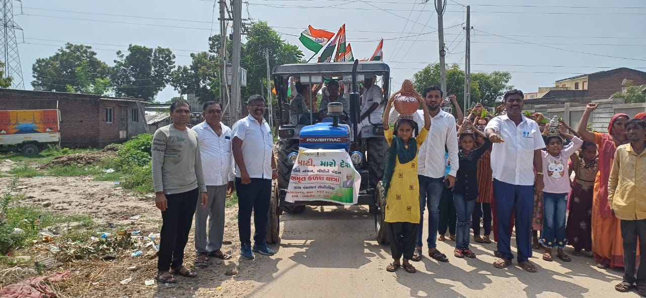Kalash Yatra at Tambodiya village of Harij