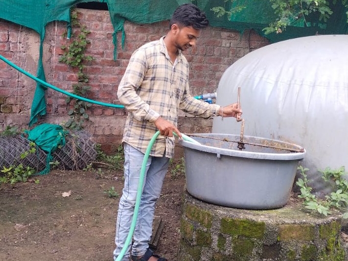 By adopting the scientific method of dung plant and making proper use ...