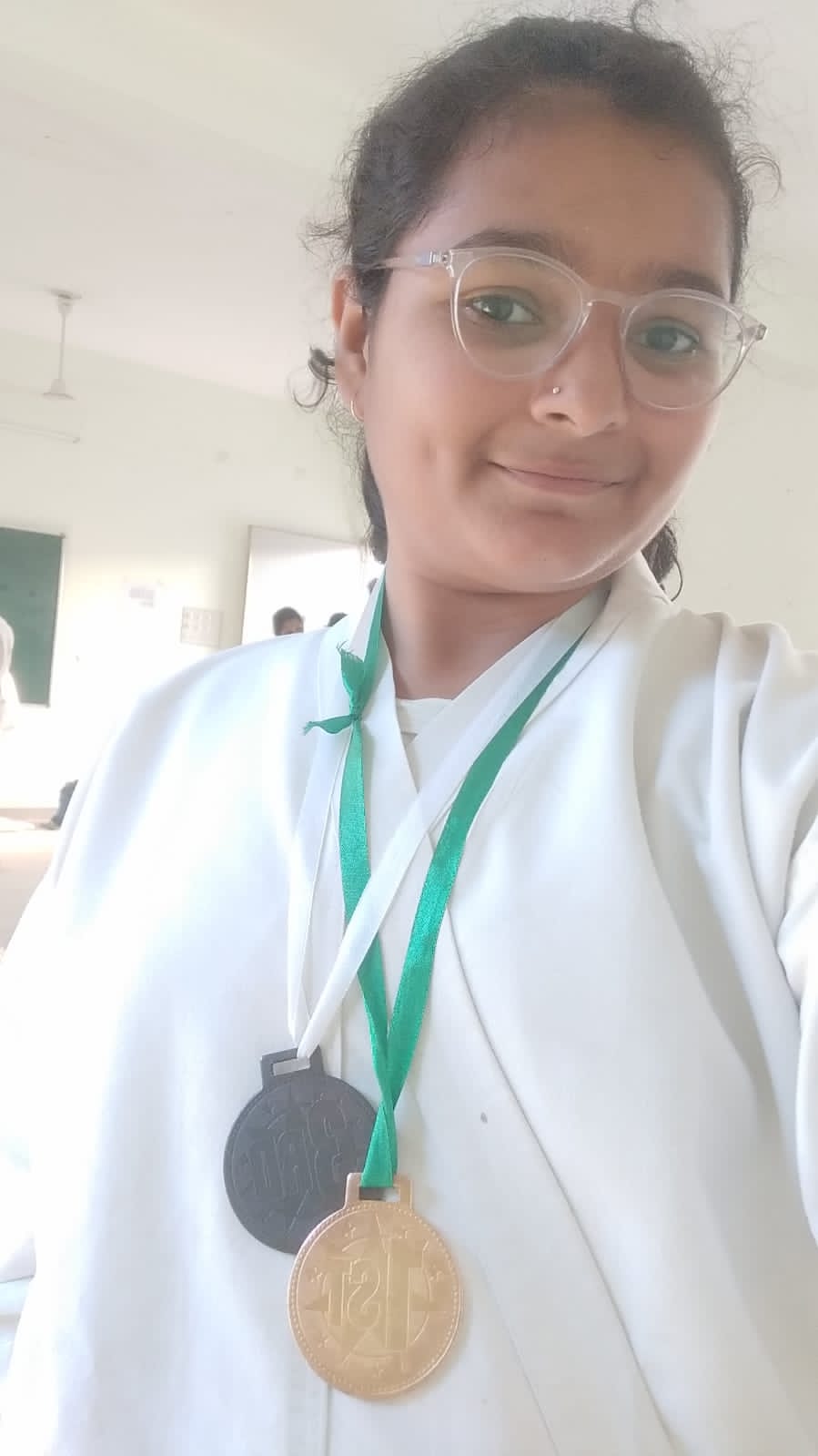 A student from Anjar won gold medal in district level kata karate ...