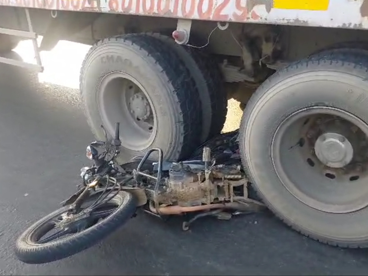 A serious accident occurred on the Shamlaji-Ratanpur National Highway ...