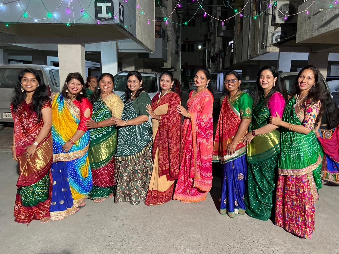 Akshat Apartment, Bhuyangdev- Photo-Video of the fifth day of Navratri ...