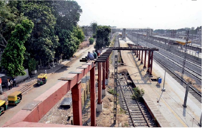 Mehsana railway station has taken up ramp work on platform no.7, will ...