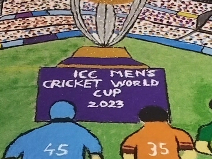 A Rangoli competition was organized among employees with the theme of ...