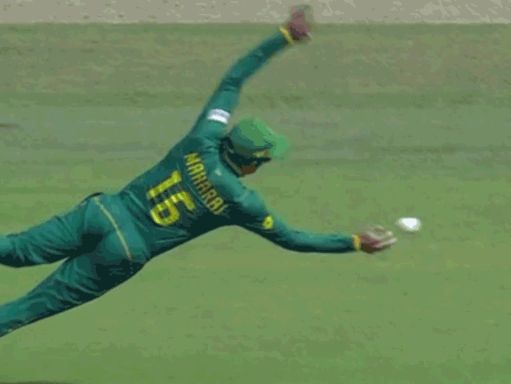 David Miller took the catch in three attempts