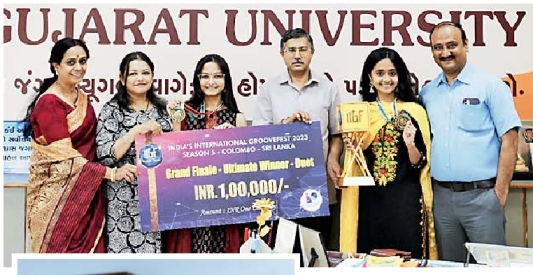 Surat girls won gold medal in dance in Sri Lanka | winner: ડાન્સમાં ...