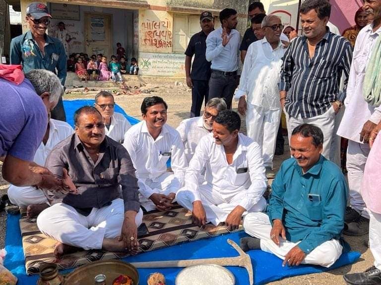 In Khapat village of Una, the inauguration of Nandghar and Khatmuhur of ...