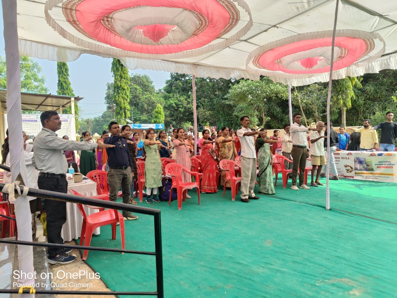 Bharat Sankalp Yatra, developed in Pandor village of Vapi, was warmly ...