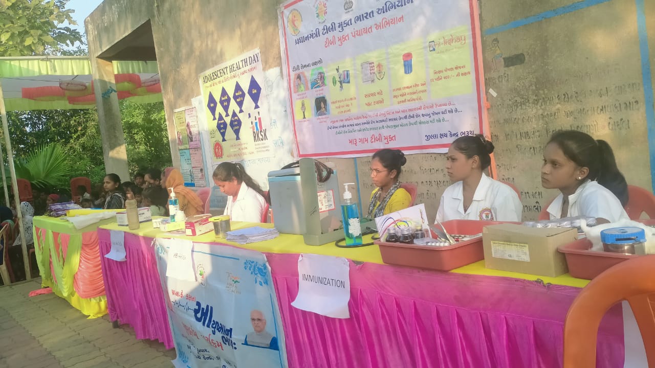 A Bharat Sankalp Yatra was held at Chanderia village of Walia taluk ...