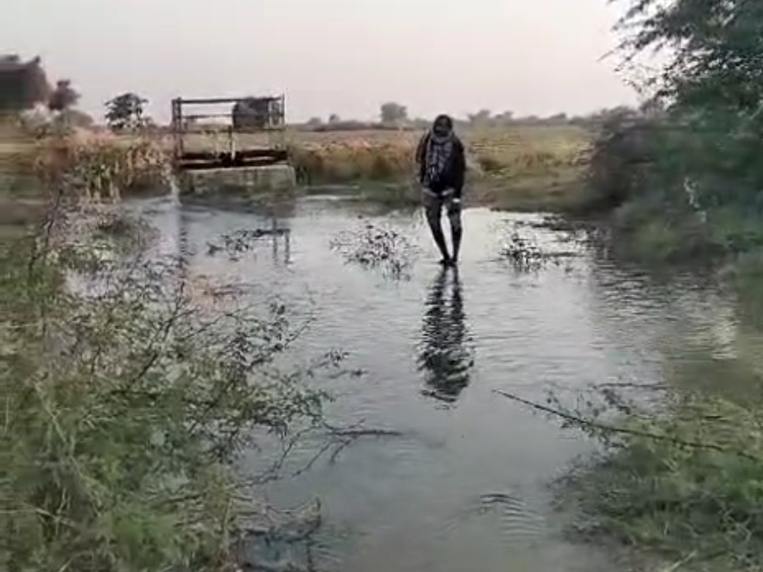 Narmada canal connecting Santalpur-Madhutra overflows, causing ...