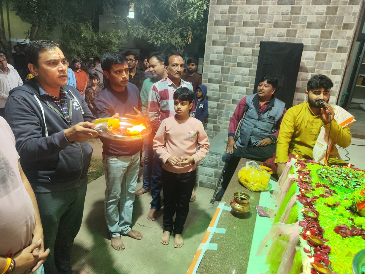Akshat Kalash arrived at Shayona Tilak Residency-1 in Gota area of ...