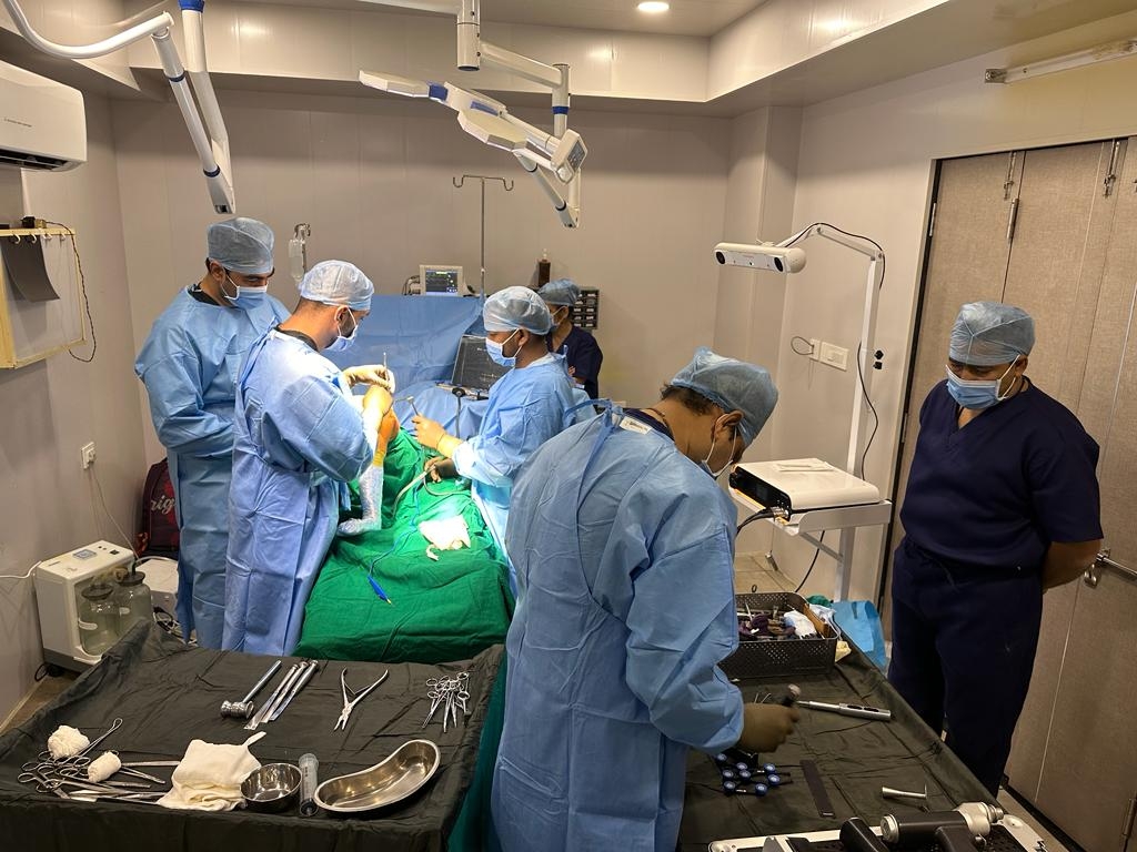 Successful surgery on a 70-year-old patient