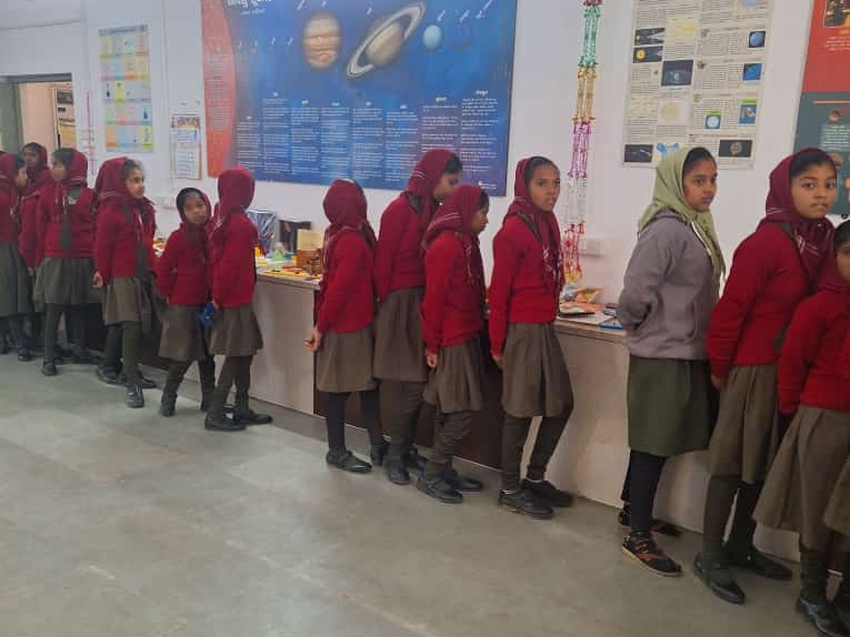 Daughters of Girls Literacy Residential School, Garh Mahudi visited Wah ...