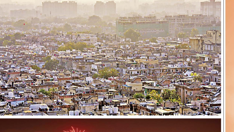 Kites flew throughout the day, fireworks at night, songs of 'Jayashree ...