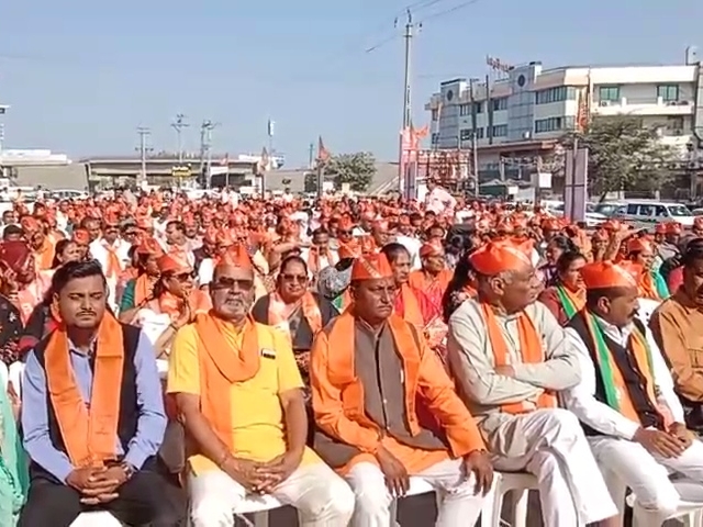 State BJP general minister and in-charge of North Zone Rajnibhai Patel ...
