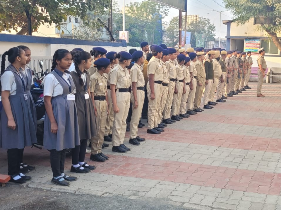 Republic Day was celebrated in Anjar police station by hoisting the ...