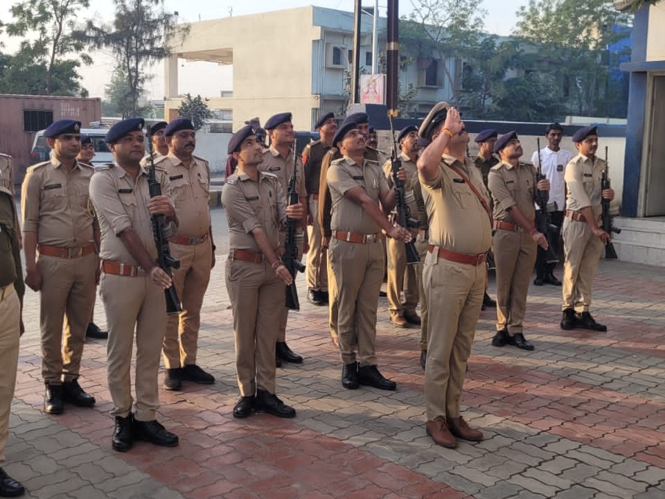 Republic Day was celebrated in Anjar police station by hoisting the ...