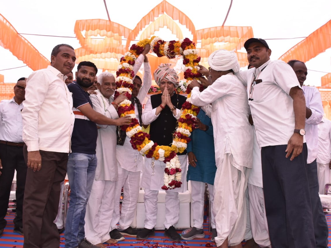 Minister Balwant Singh Rajput inaugurated the road from Nana Naita to ...