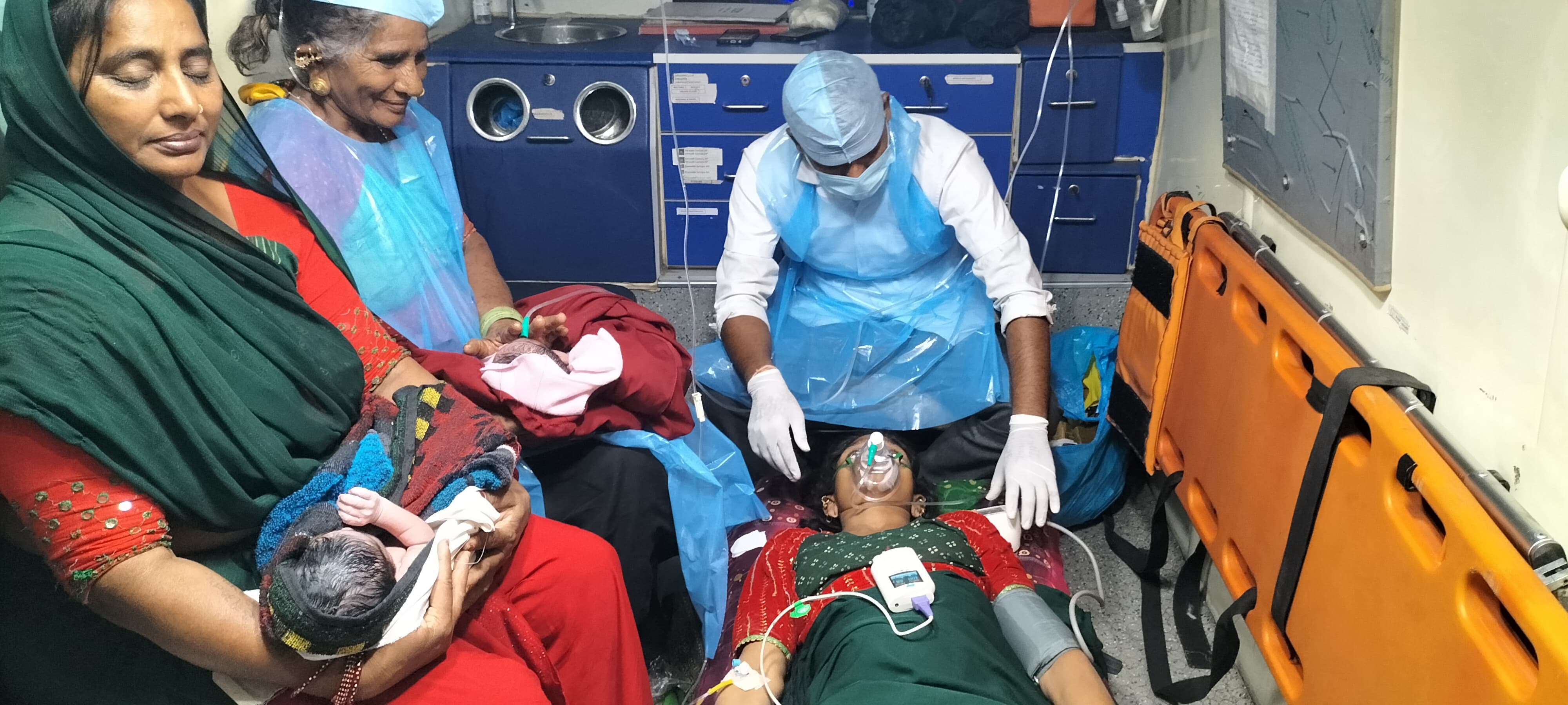 Sargabha was in pain and gave birth in an ambulance, giving birth to ...