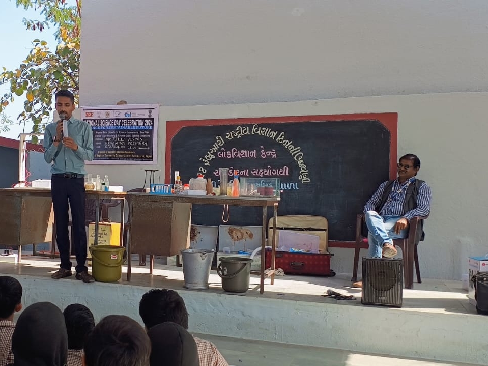 Pre National Science Day celebrations, Various science experiments were ...