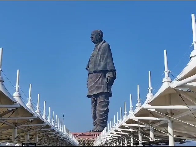 The area developed around the Statue of Unity, but development is ...
