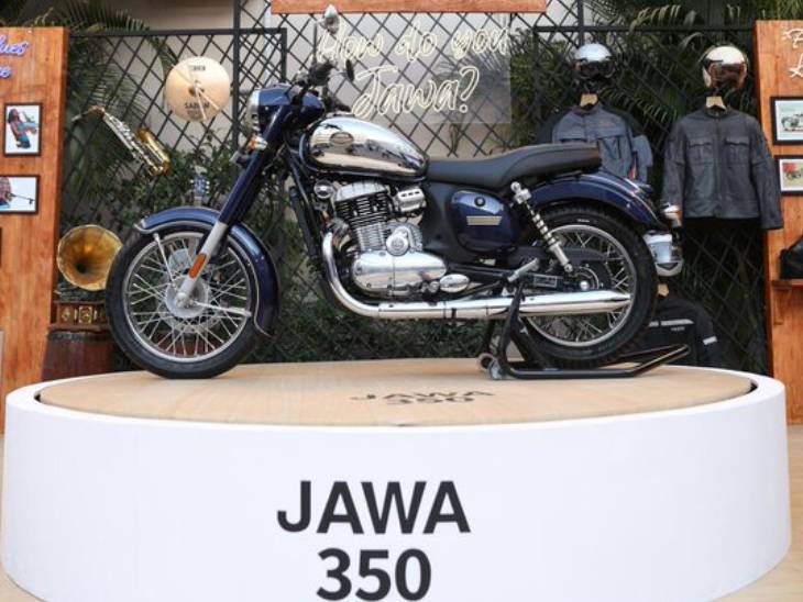 New blue color of Java 350 Classic revealed in India | જાવા 350 ...