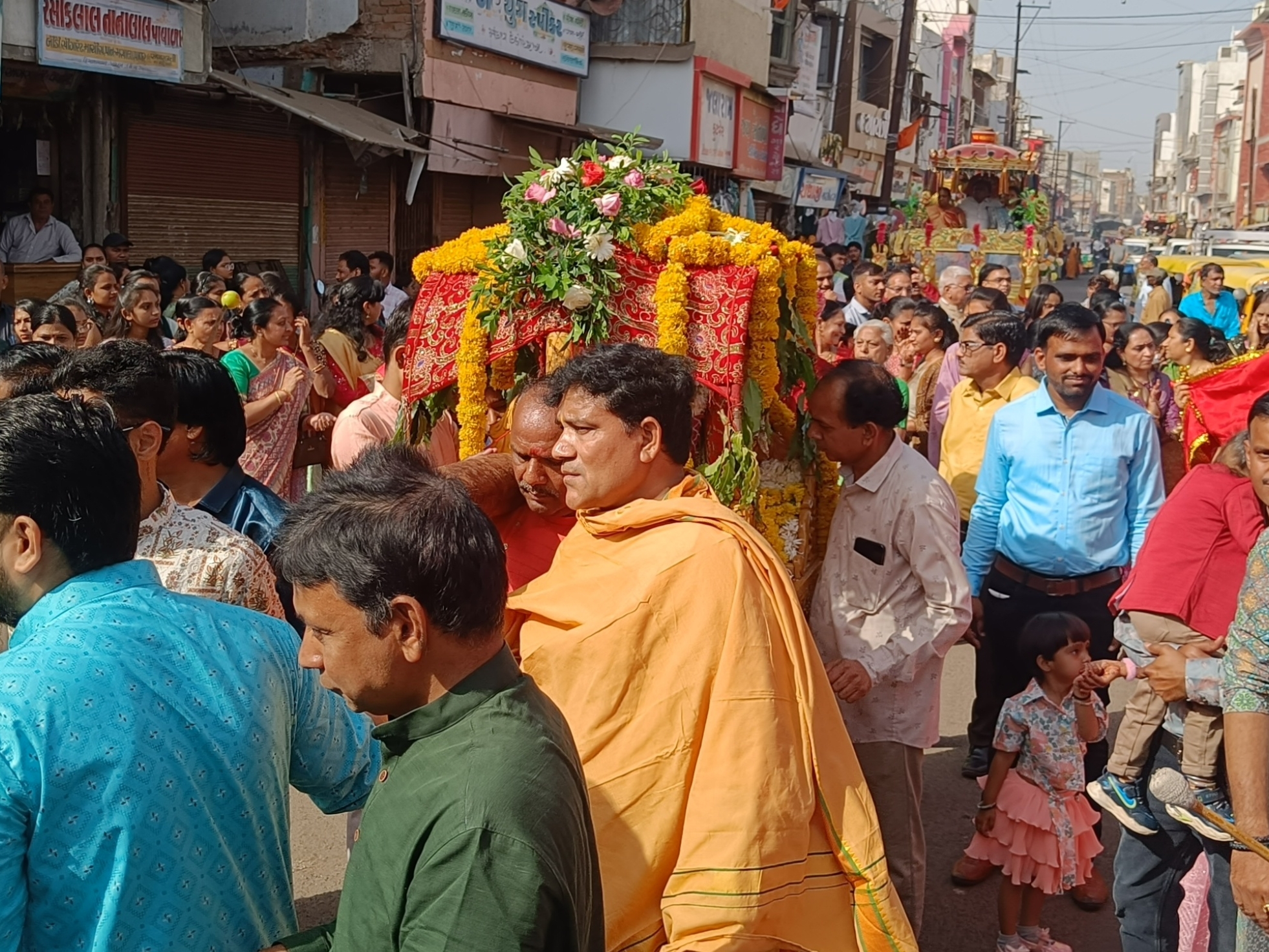 Navchandi Havan and Grand Procession held in Patan on the occasion of ...
