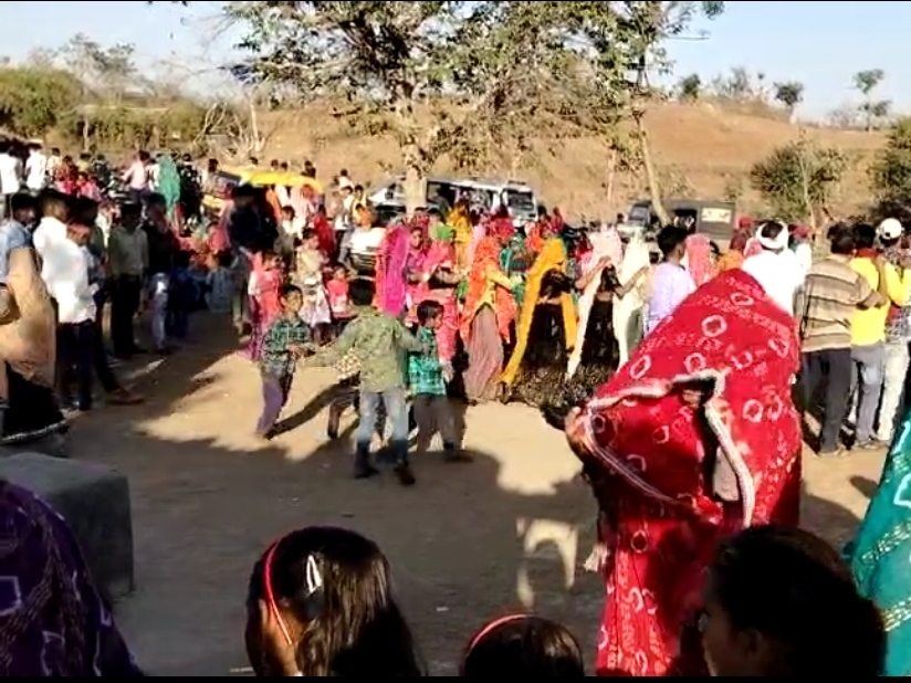 The people of the tribal community performed a special puja to Black ...