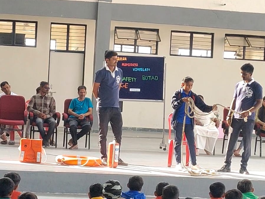 A mock drill was conducted by the team of District Disaster Management ...