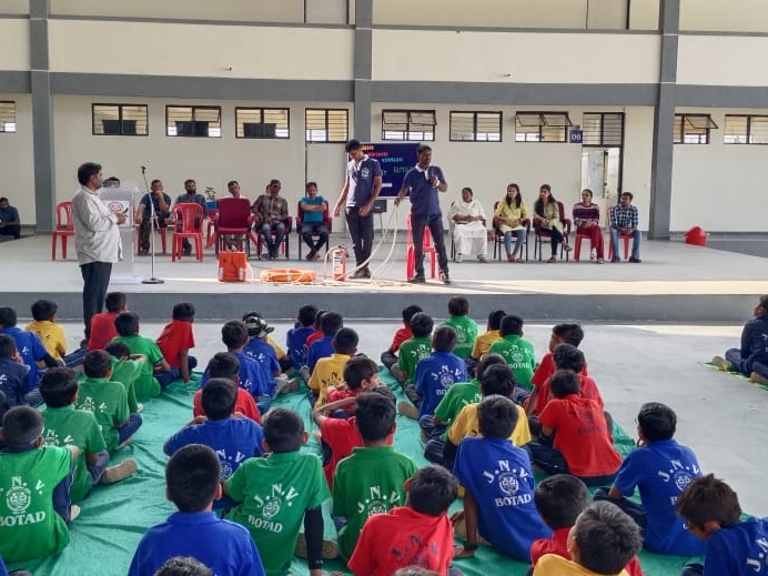 A mock drill was conducted by the team of District Disaster Management ...