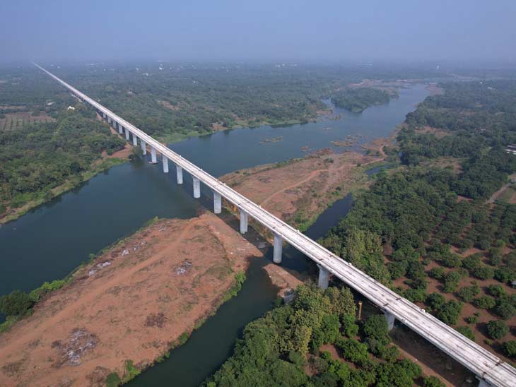 Another 160 meter long bridge over Mohr river in Gujarat completed ...