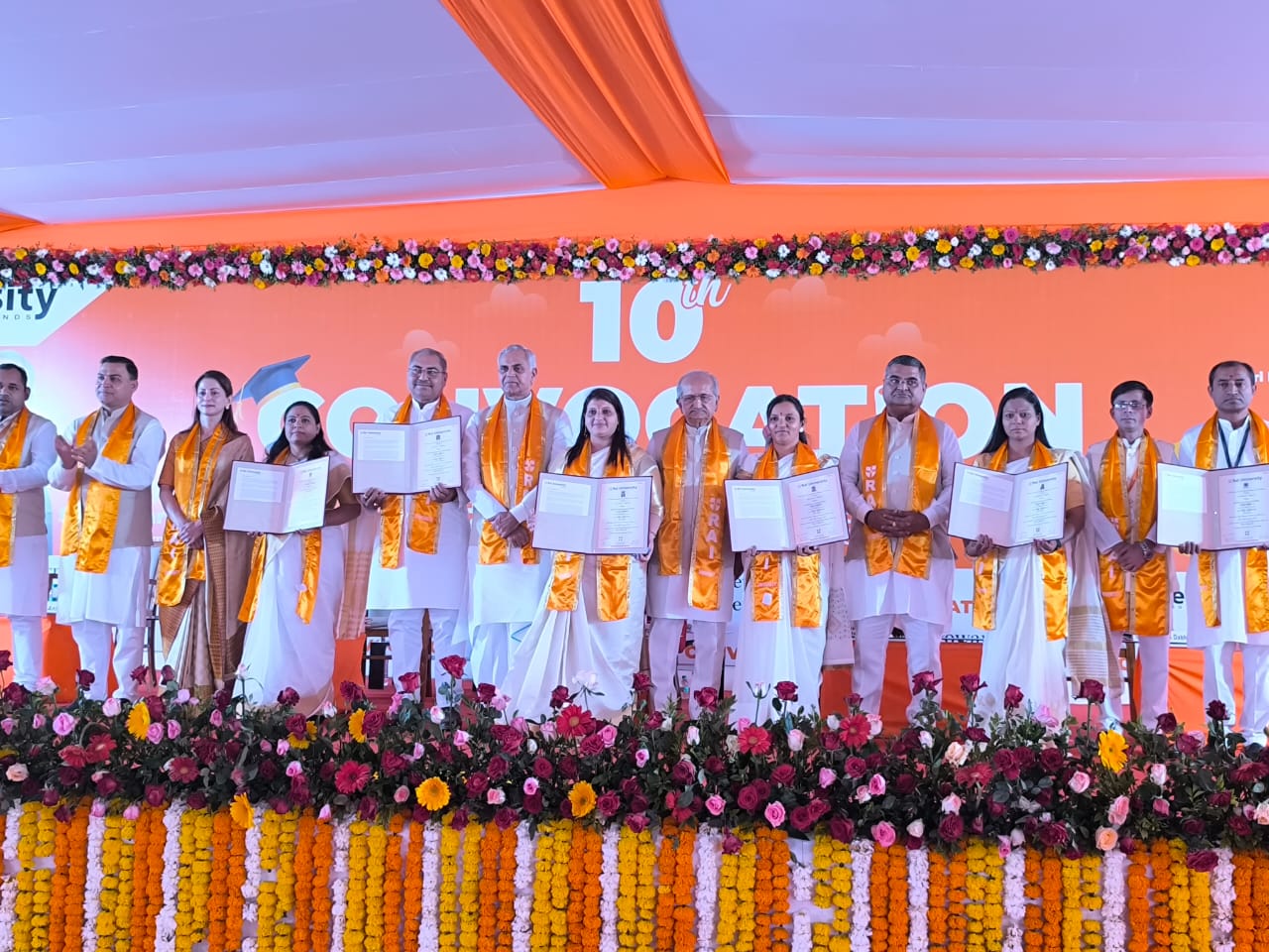Governor Acharya Devvratji's sermon at Rai University's 10th ...