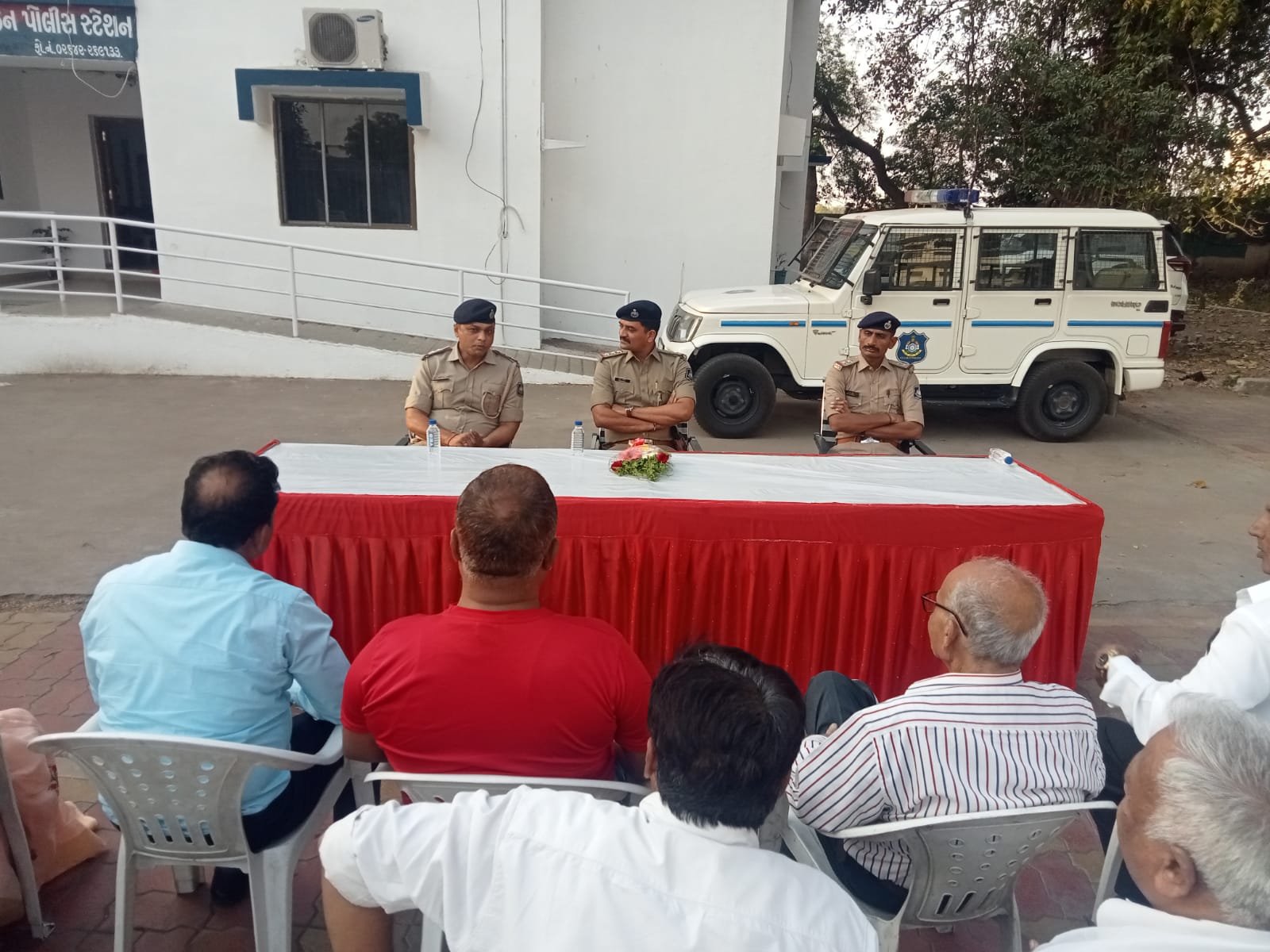 Bharuch A Division Police Station held a meeting of Shanti Committee on ...