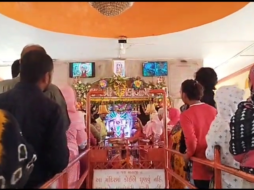 The Vishwa Shanti Mahakali temple in Osara village of Bharuch saw a ...