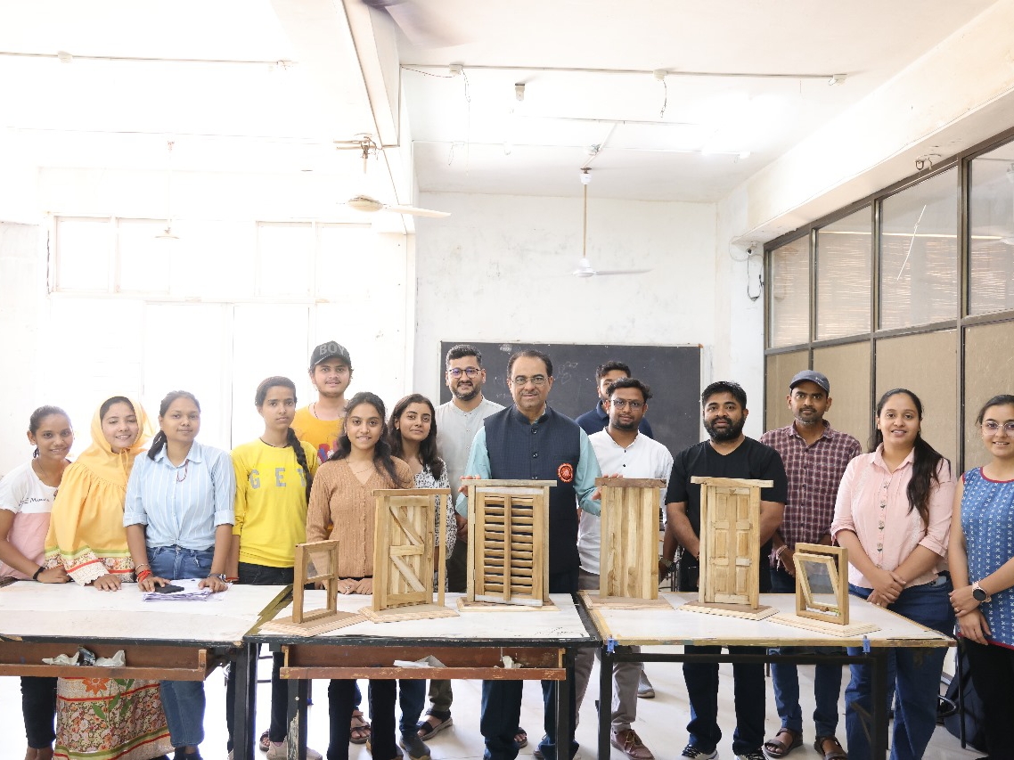 Organized 'Annual Display' in Department of Fine Arts at Veer Narmad ...