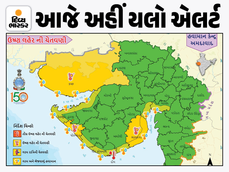 Heat wave forecast in Saurashtra-Kutch today, temperature likely to go ...