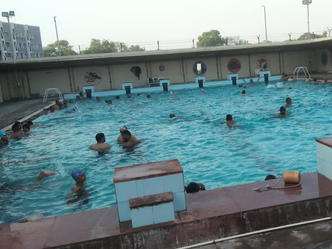 Commencement of swimming pool in sports complex | સ્પોર્ટસ સંકુલમાં ...