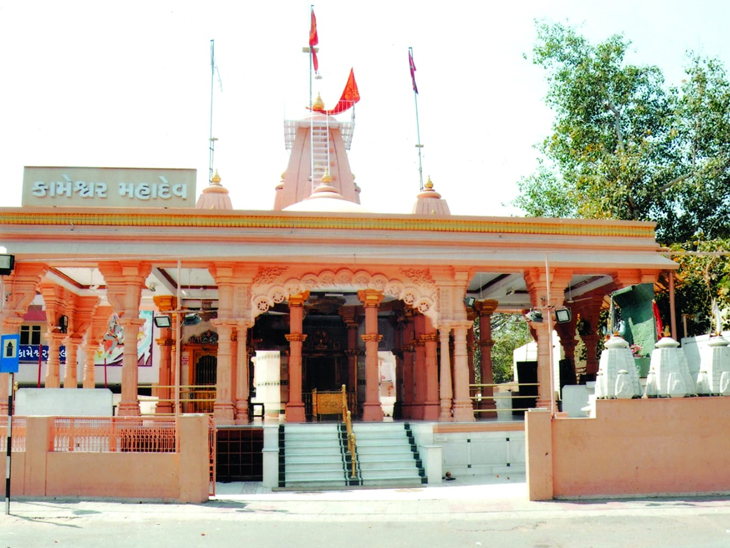 The dome of the Kameshwar Mahadev temple near Ankur will be covered ...