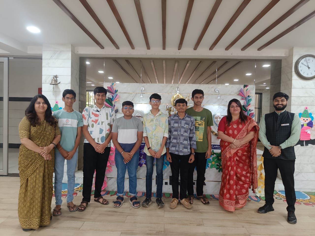 Students of L.P. Savani Group of Schools swept across the city of Surat with glowing Class 10 ...