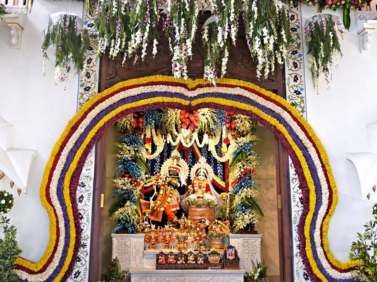 The second day of Navami Patotsava was celebrated at Hare Krishna ...