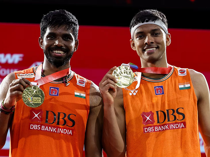 The pair of Satvik and Chirag won the Thailand Open | સાત્વિક અને ...