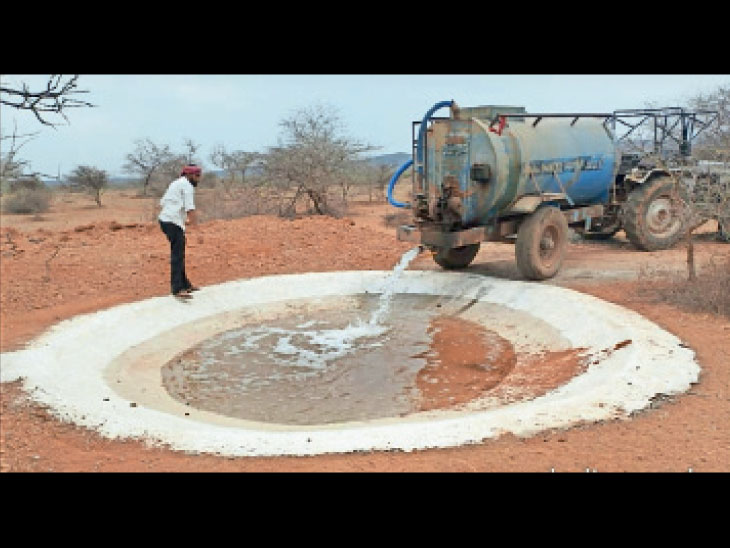 Seven artificial water sources were constructed to quench the thirst of ...