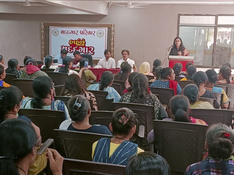 Helping family and DEO Ahmedabad started a campaign to create awareness ...