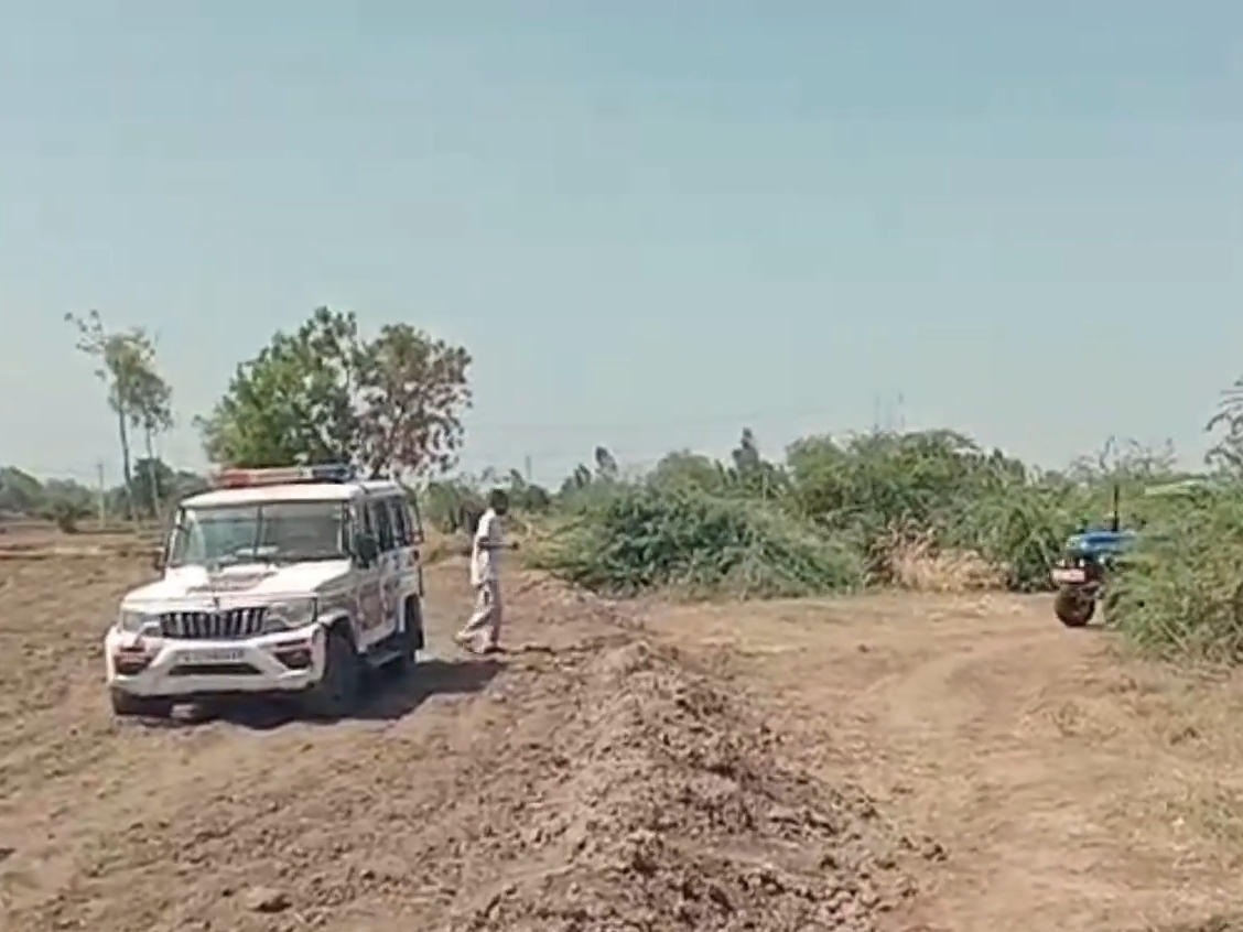 A burnt body of a youth was found in the meadow of Limbali village in ...